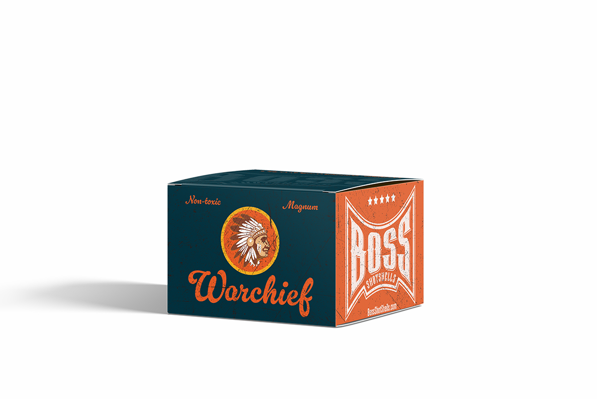 Boss Shotshells: 12 Gauge 3" 1 1/2oz. Warchief Shotshells
