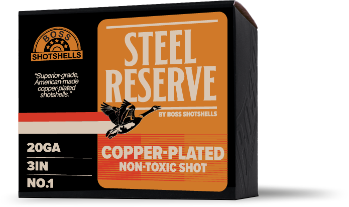 Boss Shotshells: Steel Reserve 20 GA 3" 7/8 oz.