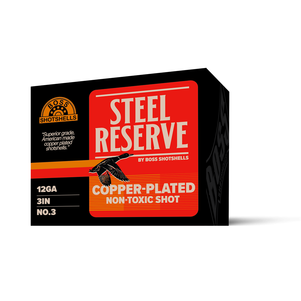 Steel Reserve 12 GA 3" 1-3/8 oz.: Boss Shotshells